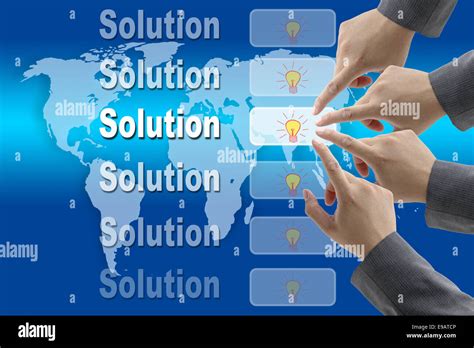 Business Solution Handshake Hi Res Stock Photography And Images Alamy