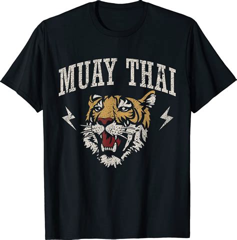 Martial Arts Muay Thai Tiger Kickboxing T Shirt Men Buy T Shirt Designs