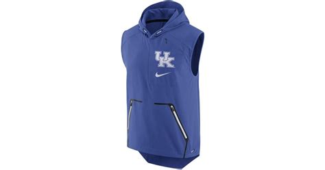 Nike Mens Alpha Fly Rush Hooded Vest In Blue For Men Lyst