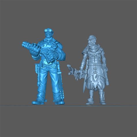 0010 Male Post Apocalyptic Guy Claudio Casini Art Miniatures By