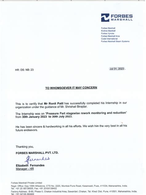 21910929ronit Patilinternship Completion Certificate Pdf