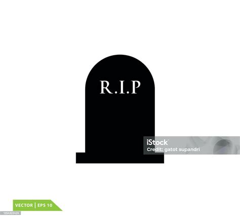 Templat Desain Logo Vektor Ikon Rip Ilustrasi Stok Unduh Gambar