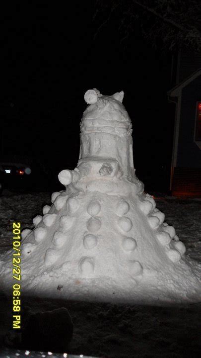 Snow Dalek Doctor Who Fan Art 18018574 Fanpop