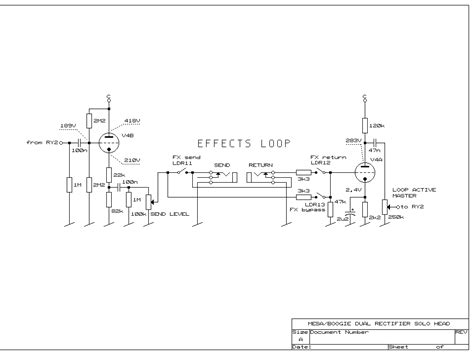 Mesa Boogie Dual Rectifier Schematic
