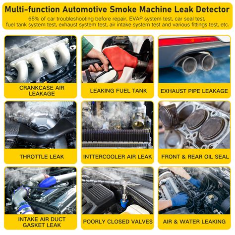 Solary Automotive Smoke Machine Leak Detector Evap Smoke Machine Leak