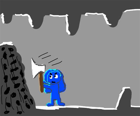 Princess Digging Into Lava Drawception
