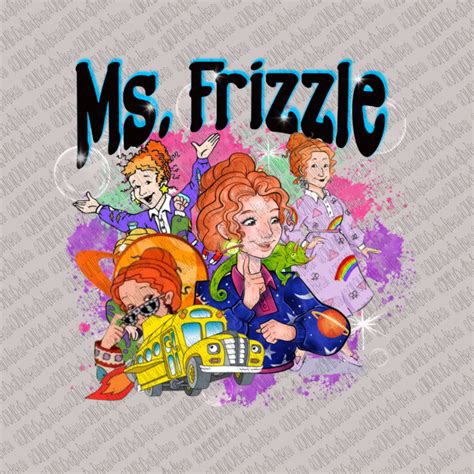 Miss Frizzle Magic School Bus Bootleg Rap Teacher Png Etsy