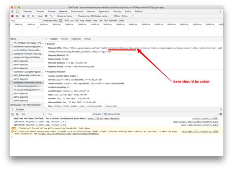 Incorrect Google Font Loading Through PostMessage Module Issue 1988