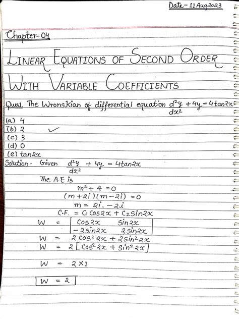 Wronskian Pdf