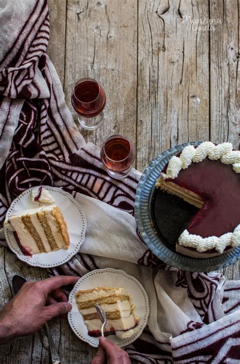 Manzana Canela Tarta helada de pacharán Receta muy fácil sin horno