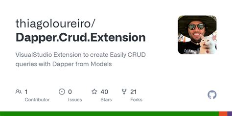 GitHub Thiagoloureiro Dapper Crud Extension VisualStudio Extension To Create Easily CRUD