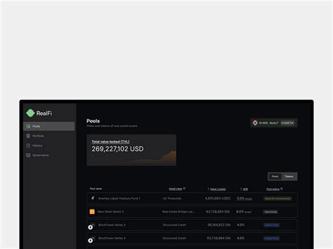 Realfi Rwa Tokenization Dapp By Kelvin On Dribbble