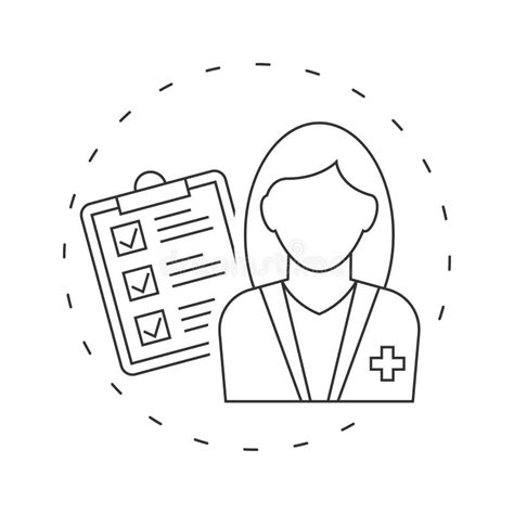 Pictogram Rapport Medische Test Op Klembordsymbool Vector Illustratie