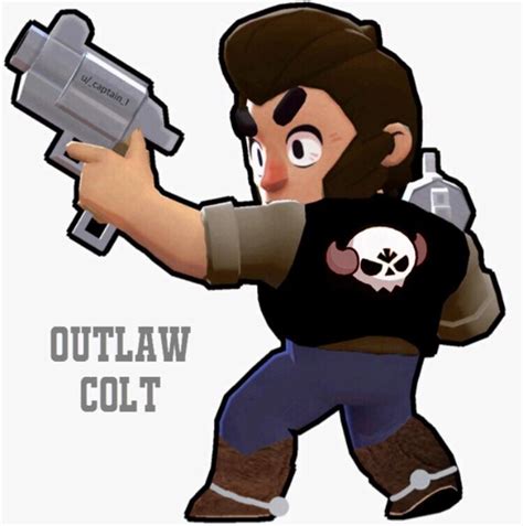 Idea Outlaw Colt Skin R Brawlstars
