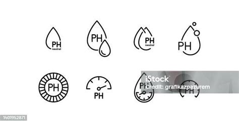 중립 Ph 아이콘 산도 값에 대한 스톡 벡터 아트 및 기타 이미지 산도 값 아이콘 상징 Istock