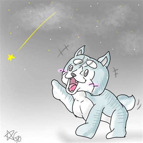 流れ星 【イラスト】 ぶろぐgo