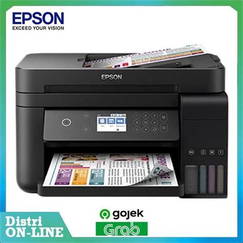 Jual Printer Epson L6170 Psc Wifi Ethernet Pengganti L605 Shopee