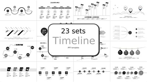 3d Timeline With White Arrows And Time Chart Powerpoint Templeteppt Free Download B35bf54f78
