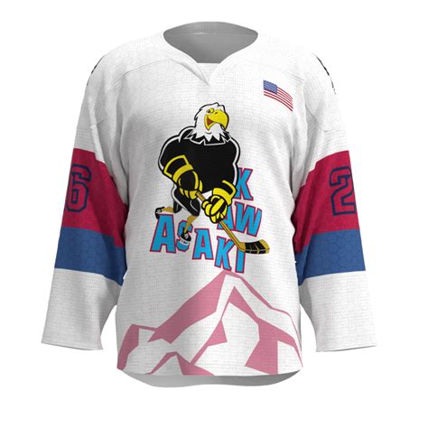 Custom Make Canada Game Team Ice Hockey Jersey V Pro Neck Full