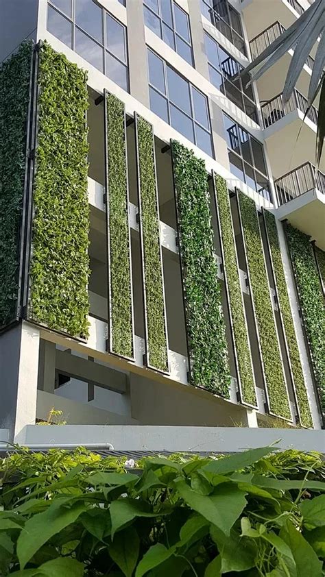 建筑外立面设计垂直绿化 花瓣网