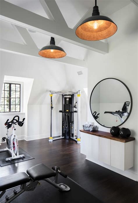 Home Gym Decorating Ideas With Glass Door
