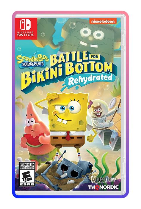 Bob Esponja Batalla Por Fondo De Bikini Gatito Gamer