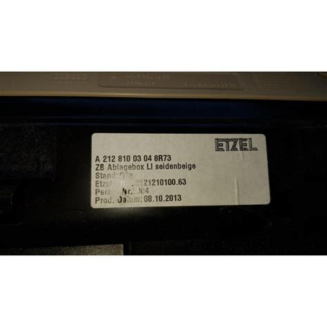 Ablagefach Staufach Seidenbeige Fahrersitz Mercedes W W W