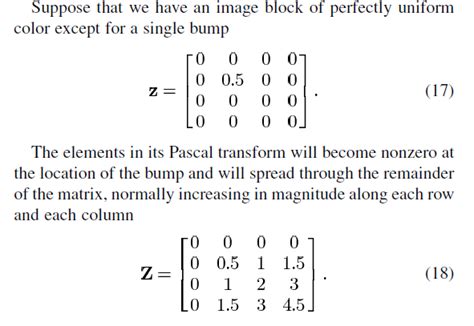 Zero Average In Image Processing Pascal Transformation Stack Overflow