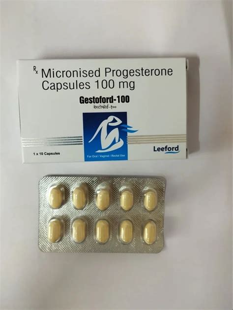Micronized Progesterone Softgel Capsules 100 Mg Latest Price