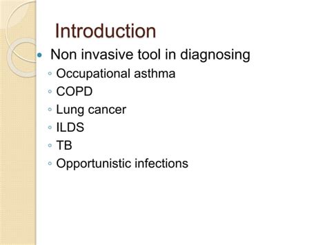 Diagnostic Value Of Sputum Induction In Respiratory Disorders Dr Anirban Dutta Pptx