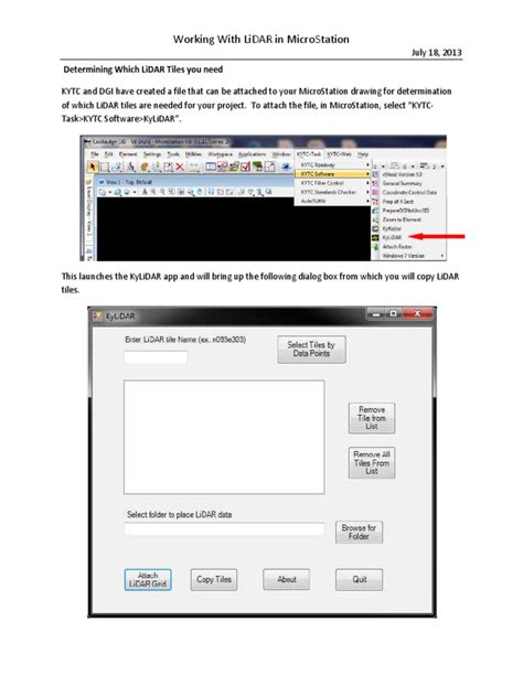 Working With Lidar In Microstation Download Free Pdf Lidar