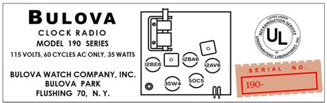 Bulova 190 Series Antique Retro Vintage Tube Radios And Bluetooth