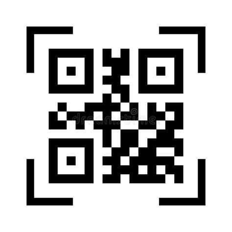 Qr Code Scan Qr Code Mobile Phone Scanning Qr Code Stock Vector