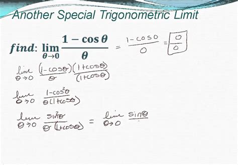 Sect 1 3 Part 2 Squeeze Theorem And Special Trig Limits Youtube