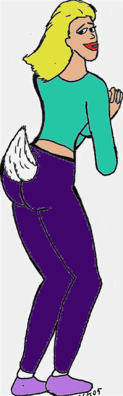 Girl With A Bunny Tail By Calklais On Deviantart