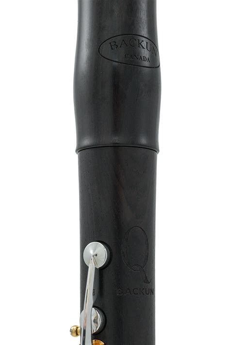Backun Q2 Series Grenadilla With Silver Plated Keys And Gold Posts A