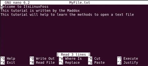 How Do I Open A Text File In Linux Terminal Its Linux Foss