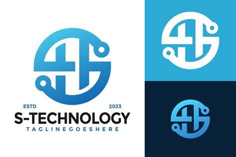 Letter S H Monogram Initials Logo Design Symbol Vector Image