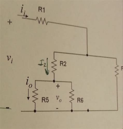 Solved D Ii For The Following Circuit Calculate And For