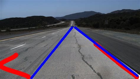 Two SCNN Lane Detection Results Using A CULane Trained Model On The