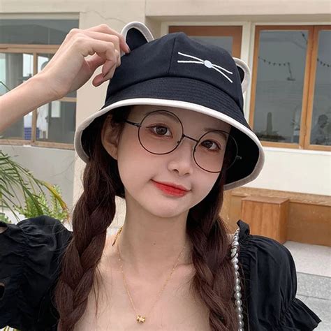 Kawaii Cat Ears Bucket Fisherman Hat Meowhiskers