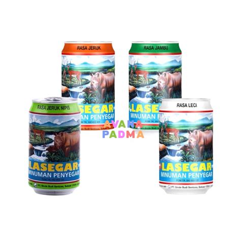 Jual Lasegar Minuman Penyegar Kaleng 4 Varian Rasa 320ml Shopee