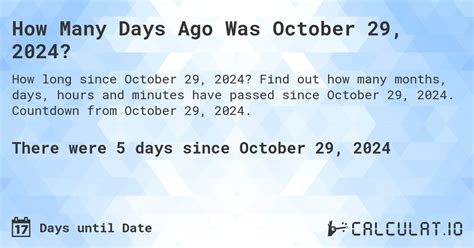 How Many Days Until October 31 2024 Jaime Lillian