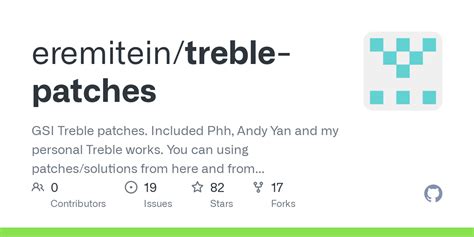 GitHub Eremitein Treble Patches GSI Treble Patches Included Phh Andy Yan And My Personal