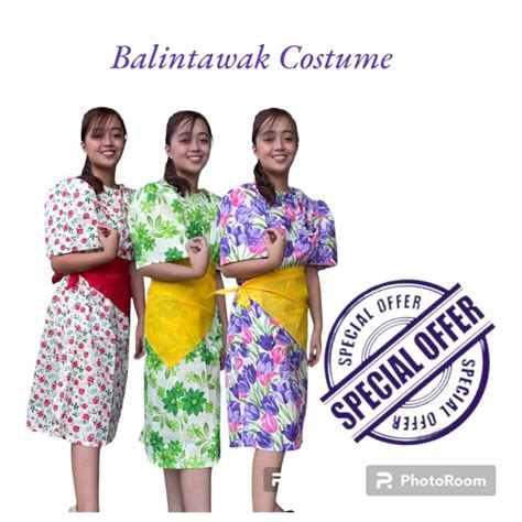 Traditional Filipiniana Balintawak Attire Costume Lazada Ph