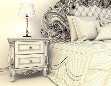 Classic Bed 8 3d Model By Nhattuankts