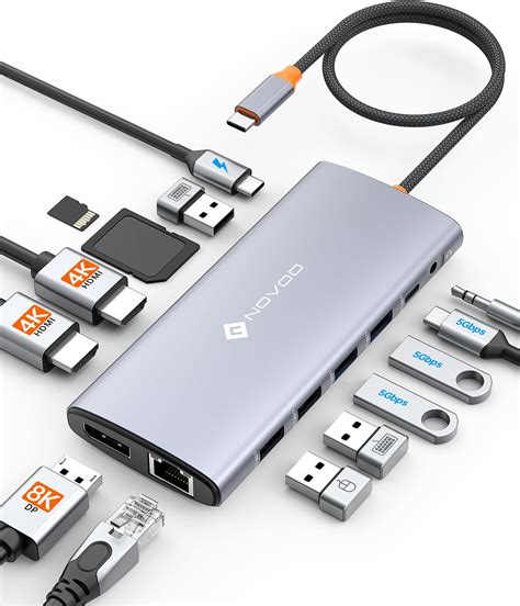 Amazon Spigen USB C Type c ハブ 9in1 100W PD 4K対応HDMI出力ポート lan