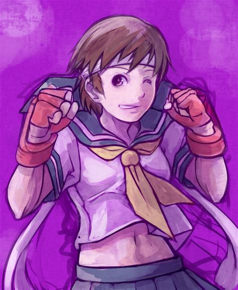 Kasugano Sakura Street Fighter Drawn By Tsukumosoar99 Danbooru