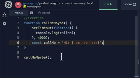 Javascript Adv Concepts Closures And Prototypal Inheritance 0508 Exercise Closures Youtube