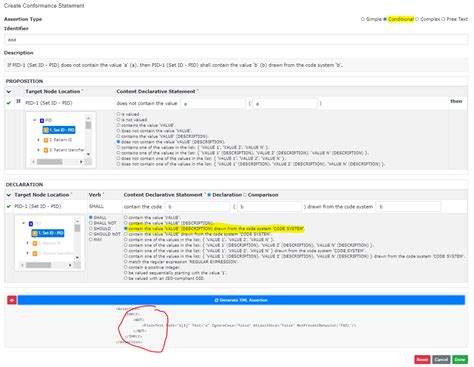 BUG Conditional Conformance Statement Assertion Is Incorrect Issue